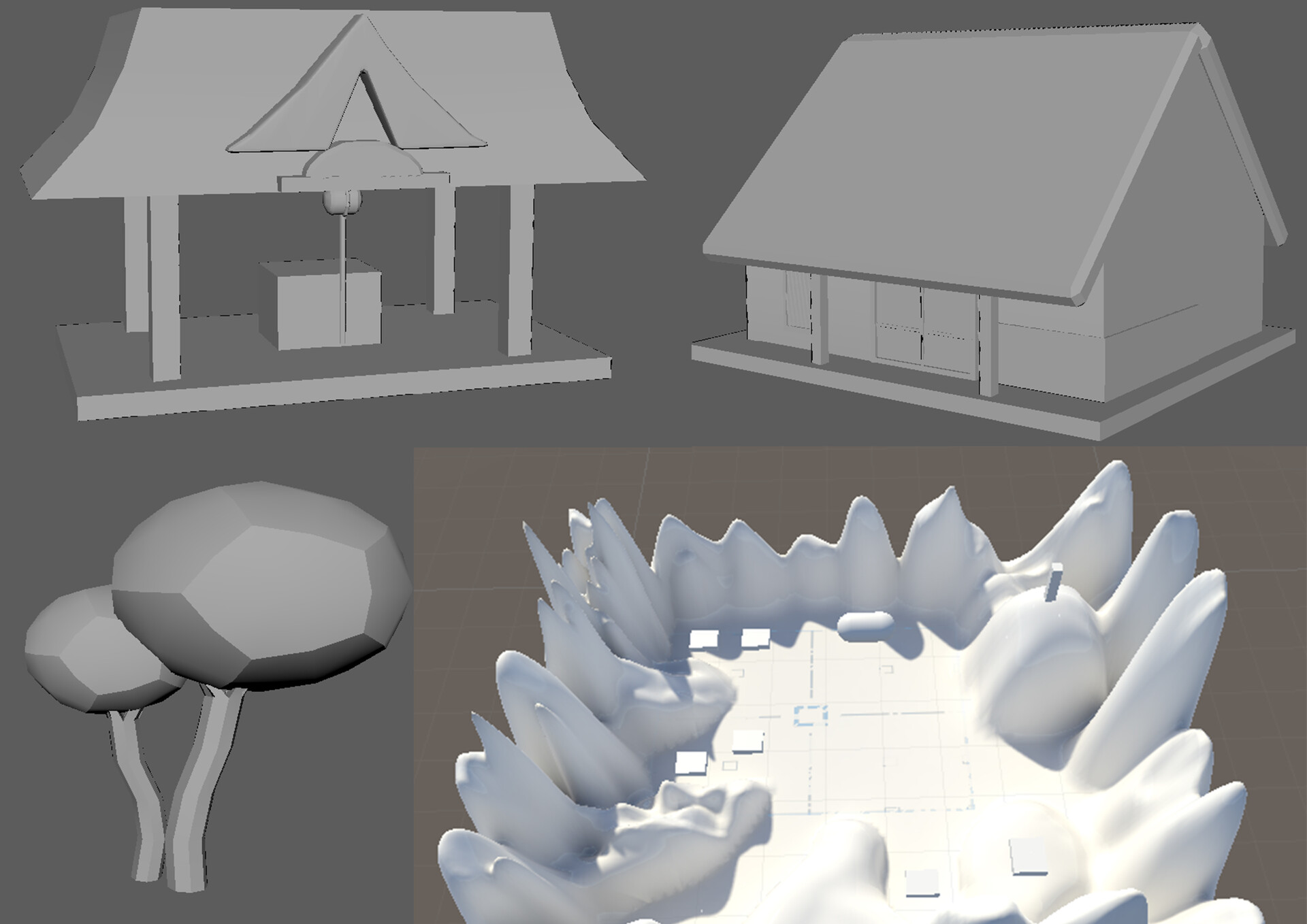 ArtStation - WIP Models and Environment