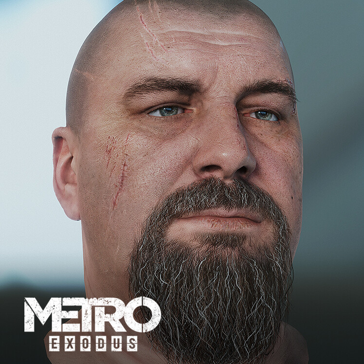 ArtStation - Stepan's head, game model from the "Metro Exodus"