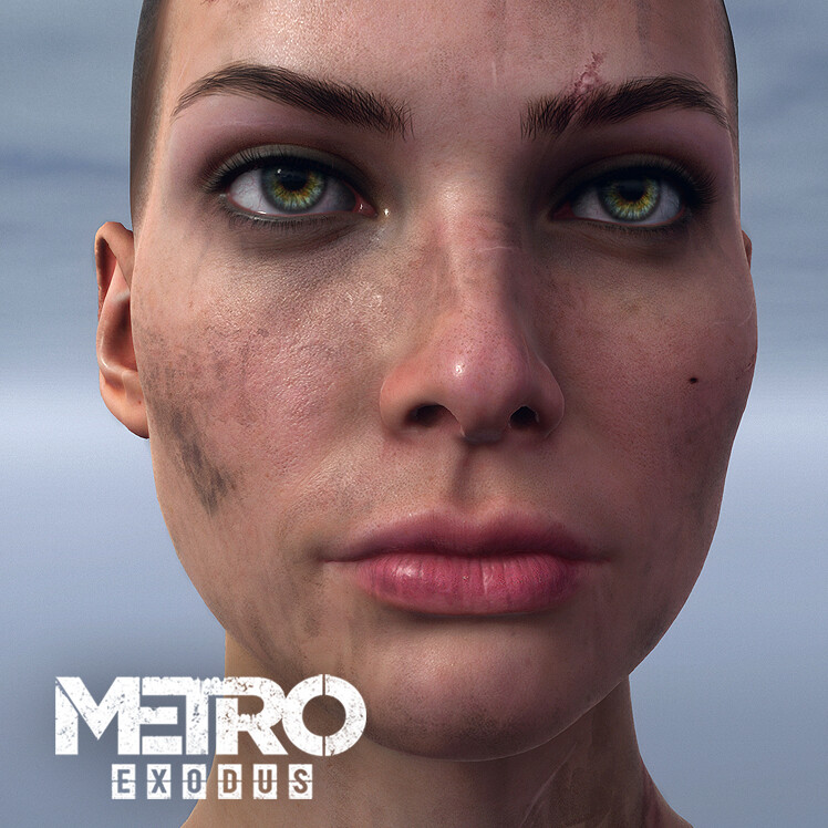 ArtStation - Olga head from the "Metro Exodus" game