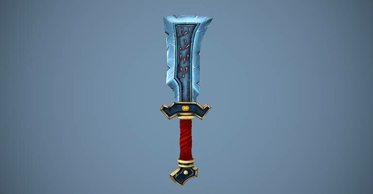 ArtStation - Hand Painted Fantasy Blade