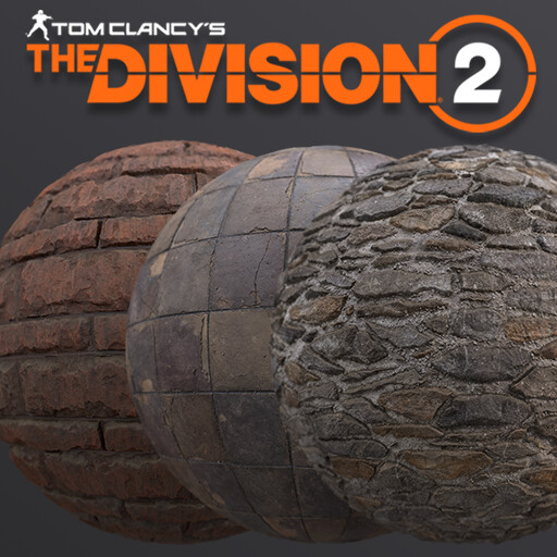 ArtStation - The Division 2 - Stone & Concrete Materials