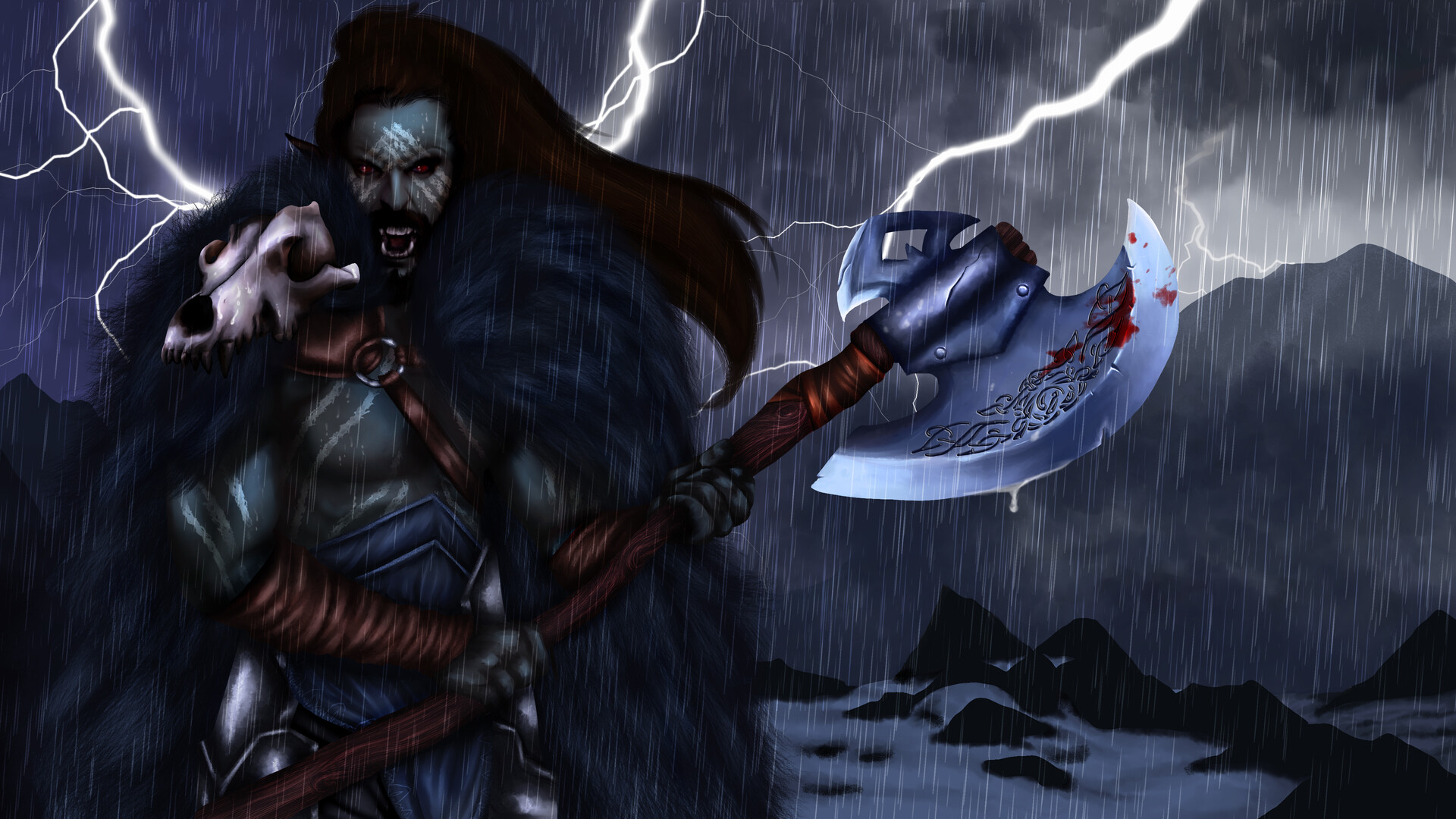 ArtStation - Knight & Orc