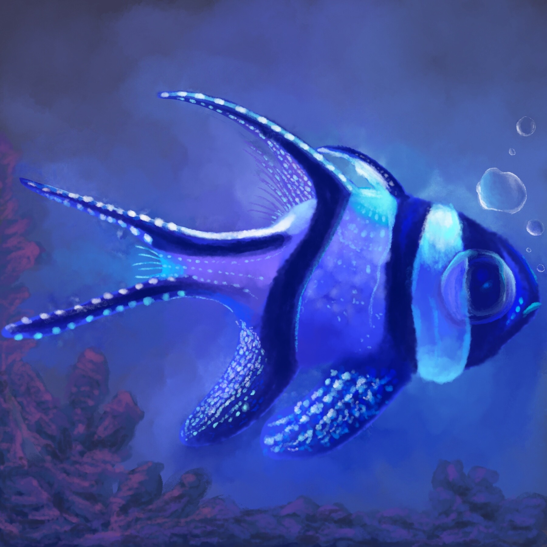 ArtStation - Black Light Fish