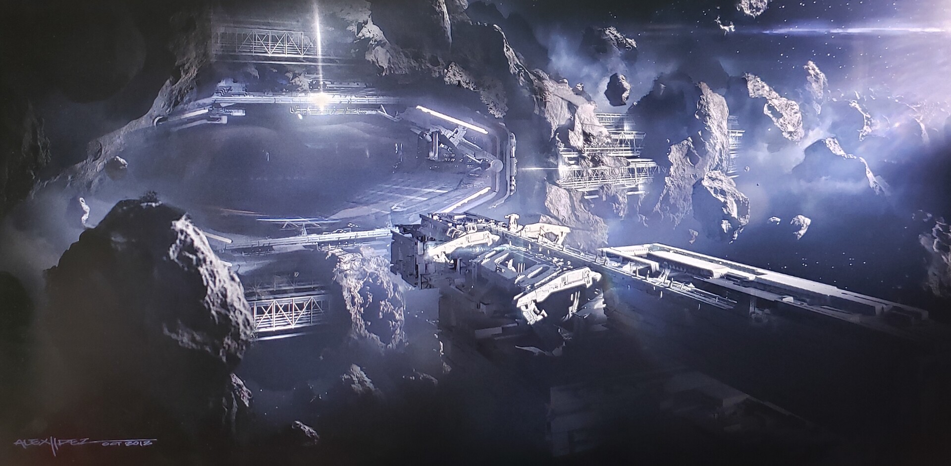 ArtStation - Hidden hangar.