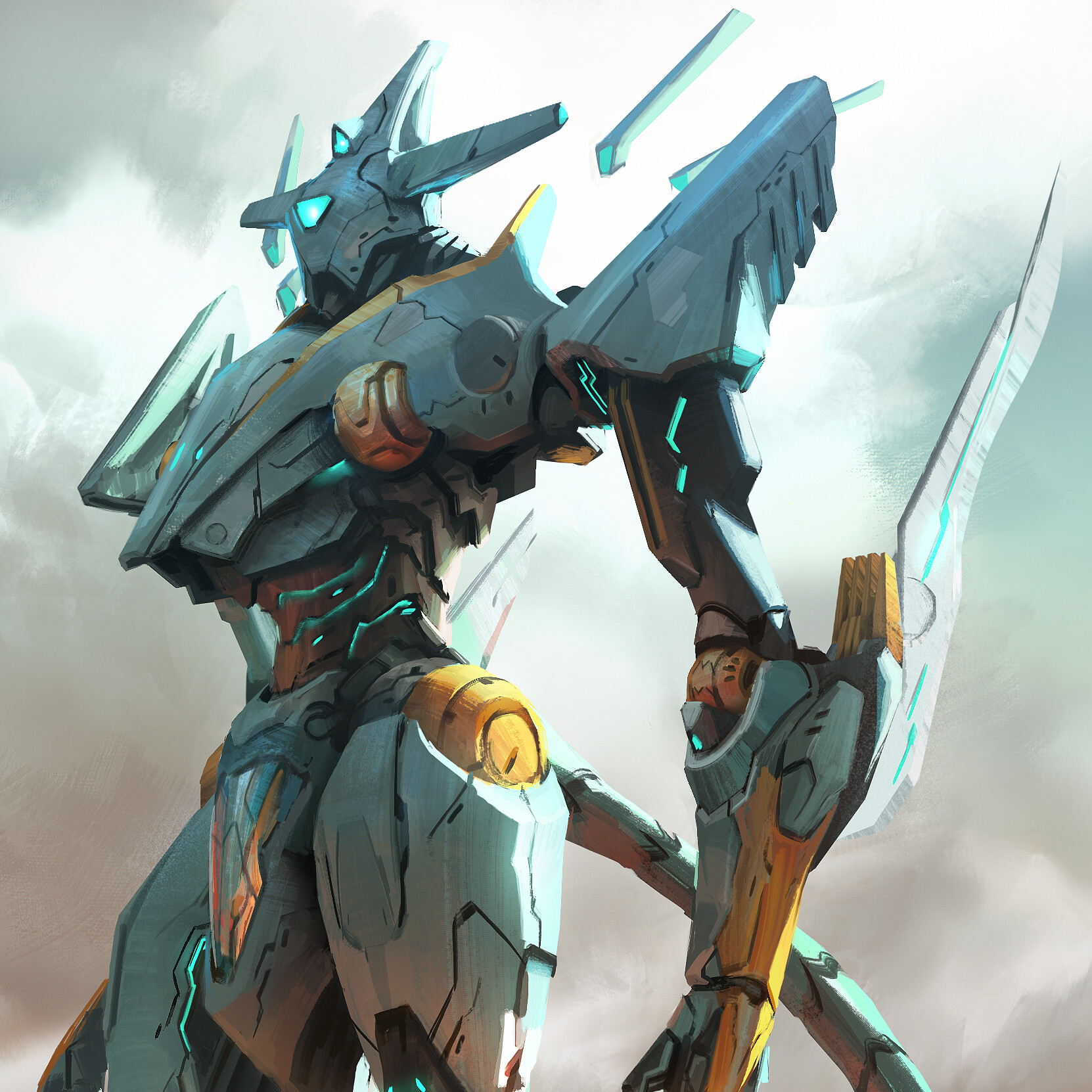 ArtStation - Orbital Frame ZOE 3?