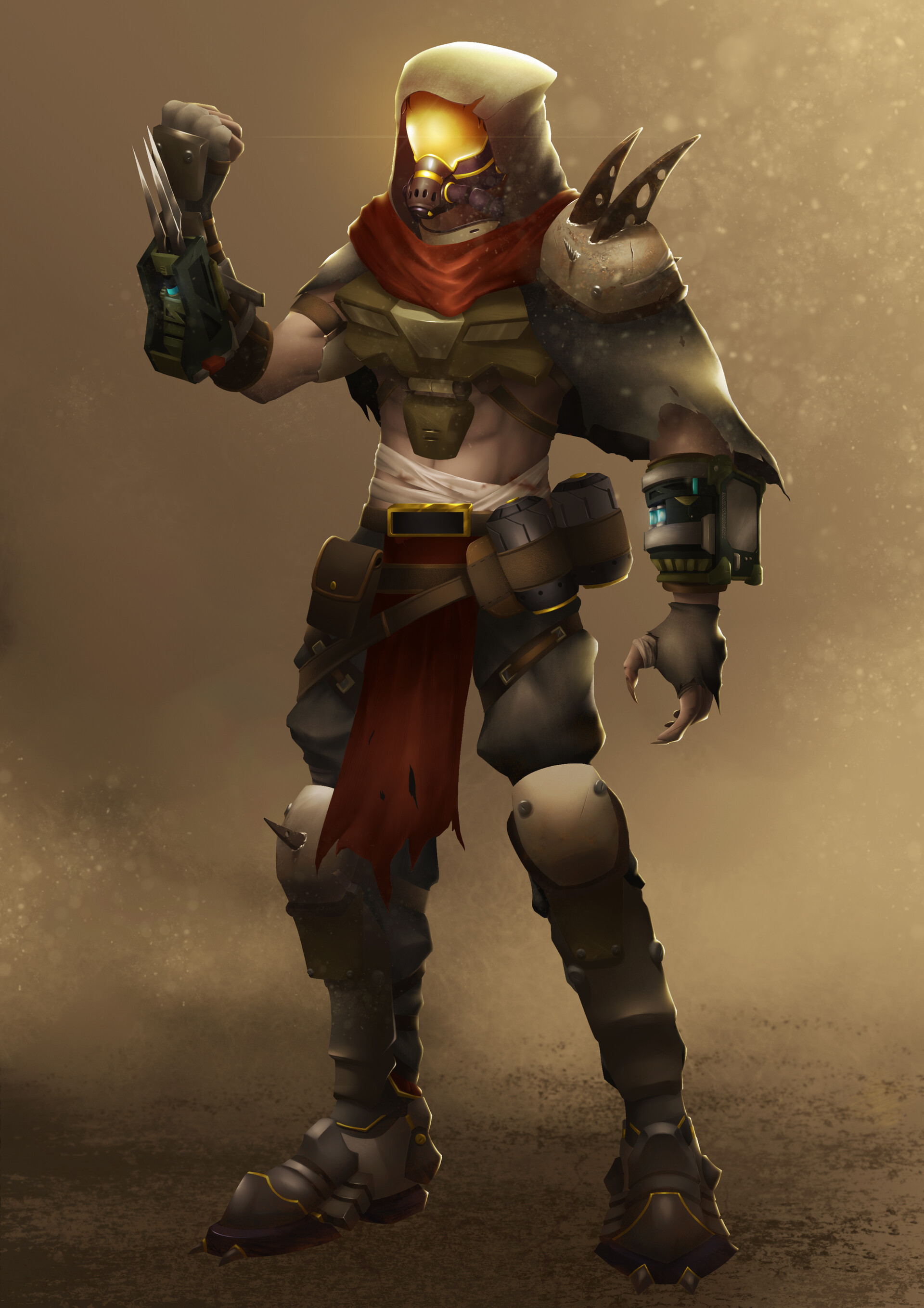 ArtStation - Wasteland Character Concept