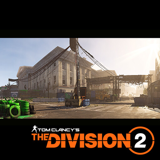 ArtStation - The Division 2 - District Union Arena - Street