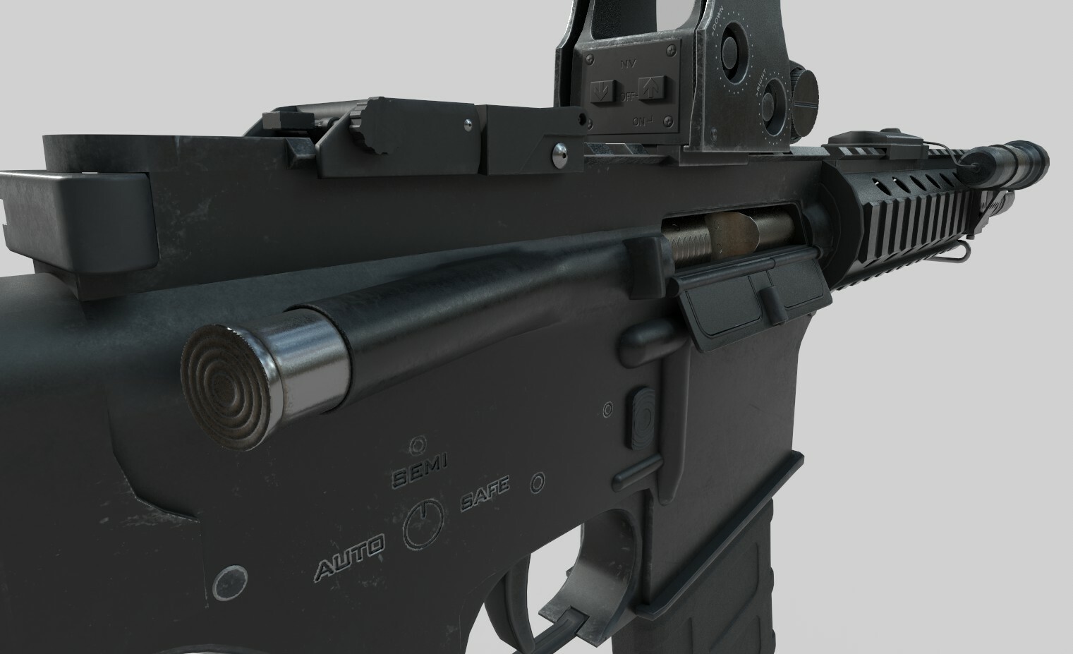 ArtStation - S.W.A.T. M4 Rifle Model