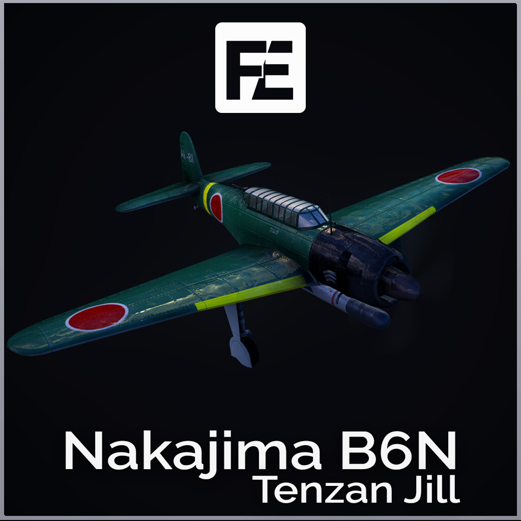 ArtStation - Nakajima B6N Tenzan Jill