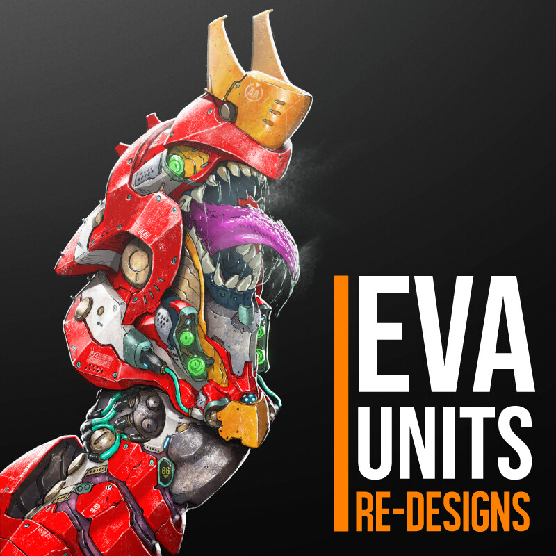 ArtStation - Eva Units Re-designs