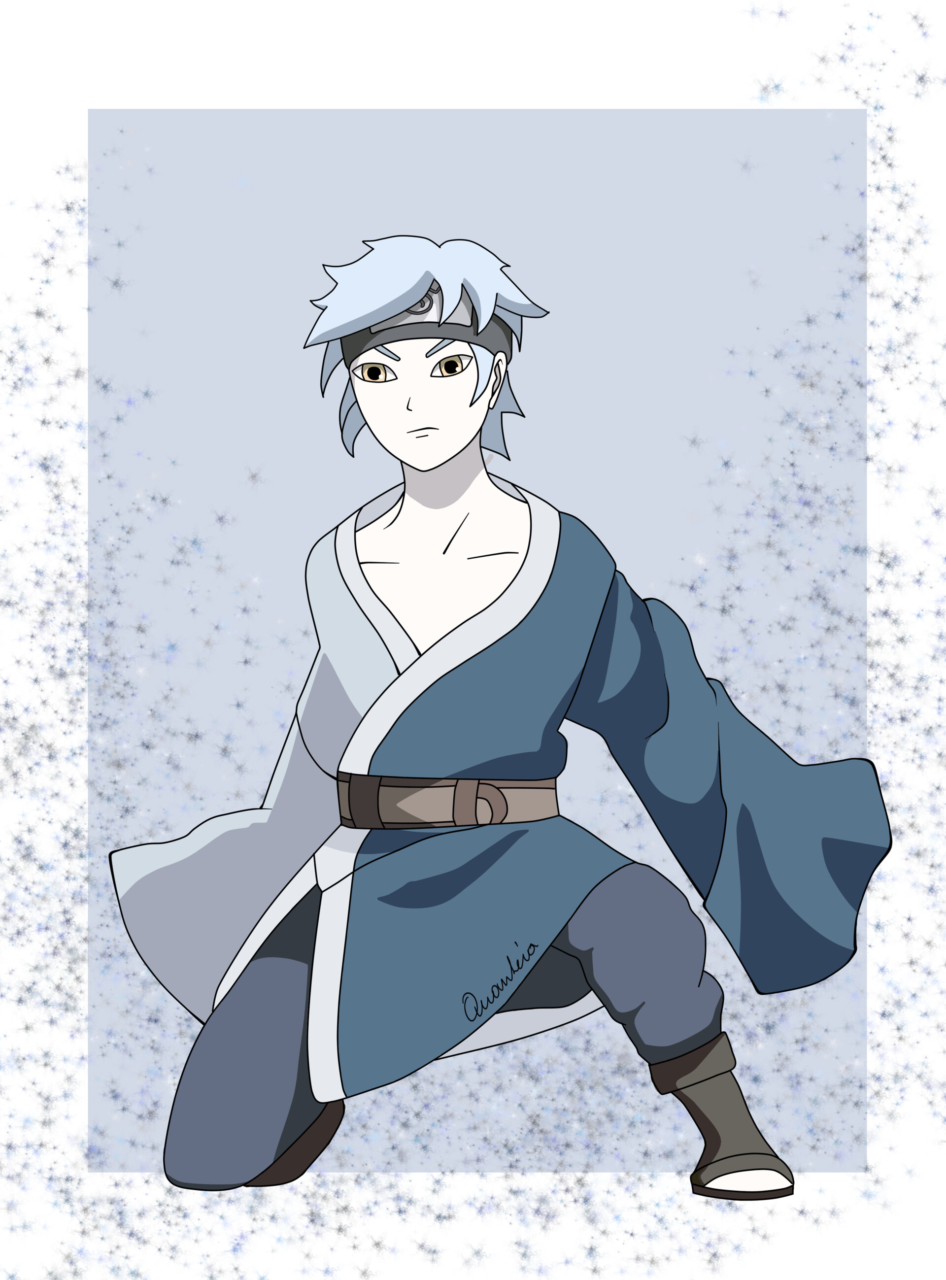 ArtStation - Mitsuki in battle