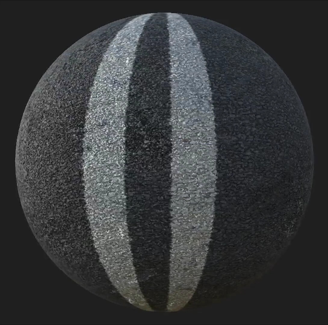 ArtStation - Cracked Asphalt Material