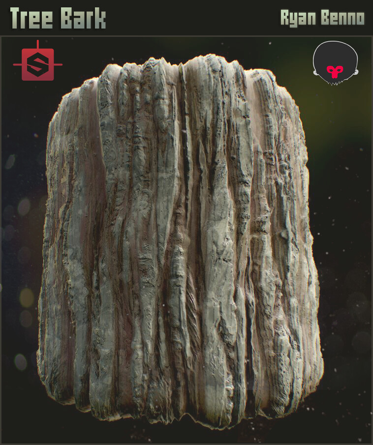 ArtStation - Substance Tree Bark (2018)