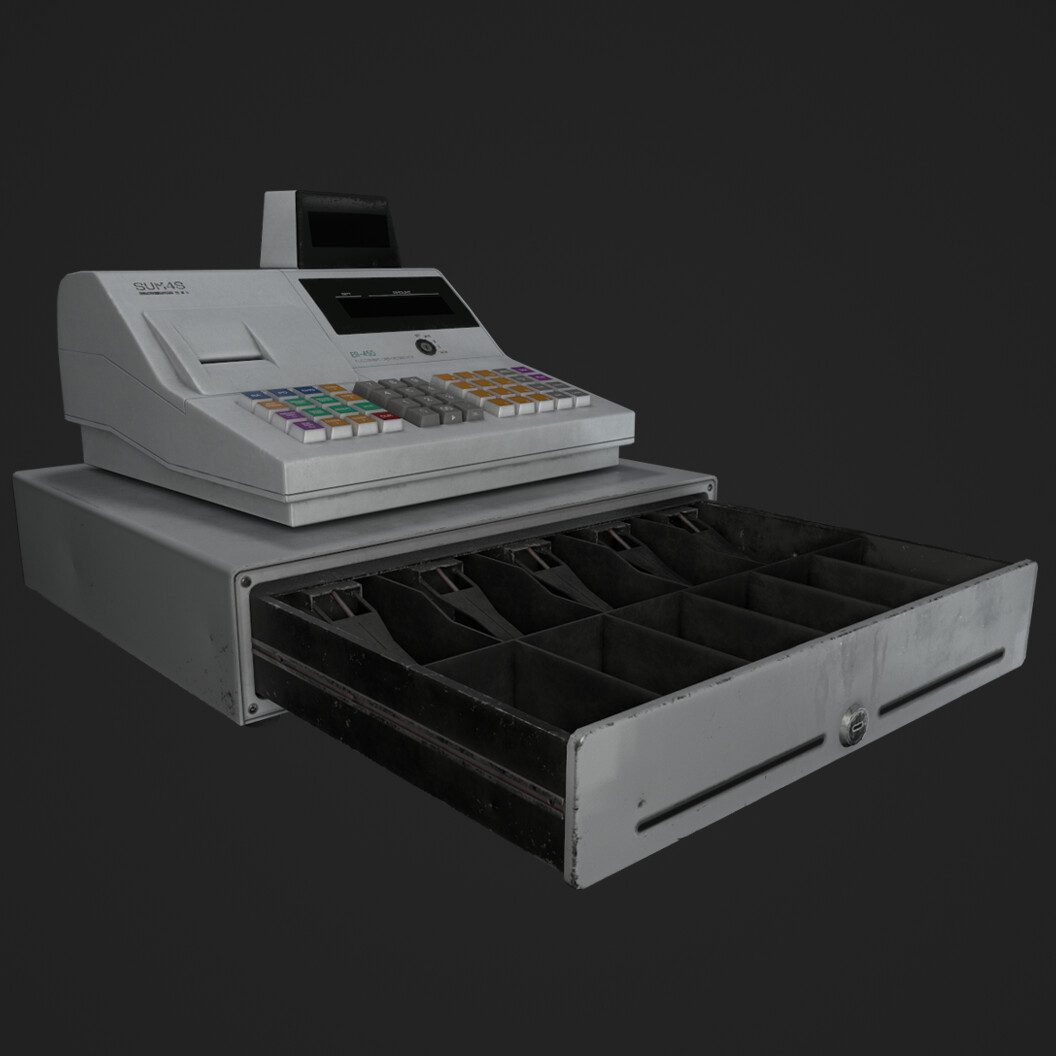 ArtStation - Abandoned Electronic Cash Register