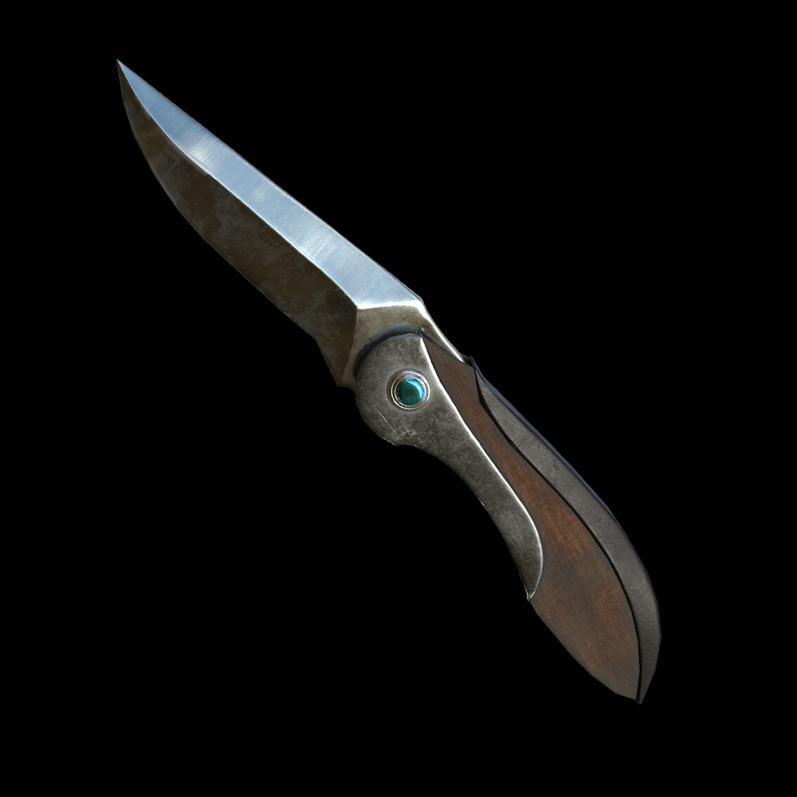 ArtStation - Low Poly Knife Practice