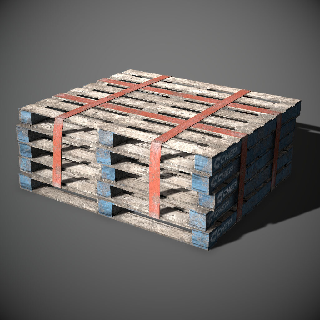 ArtStation - Pallet stack