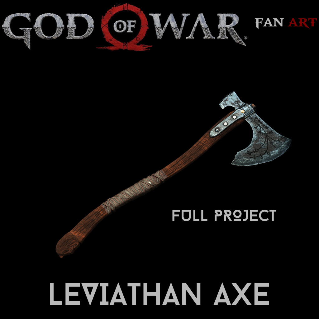 ArtStation - God OF War Fanart - Leviathan Axe