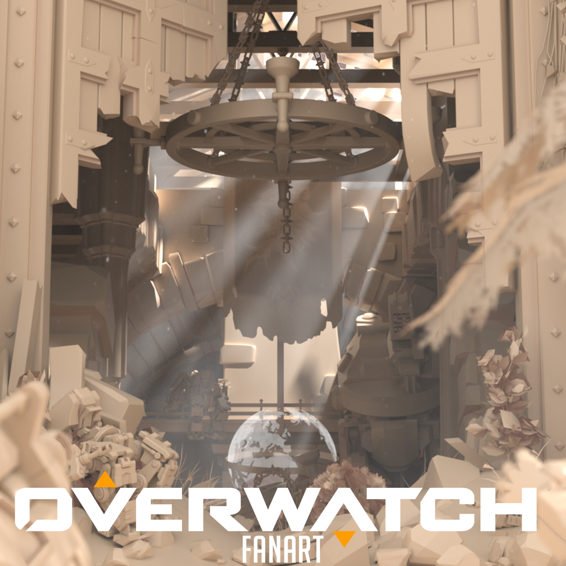 ArtStation - Overwatch - Eichenwalde Guild Hall