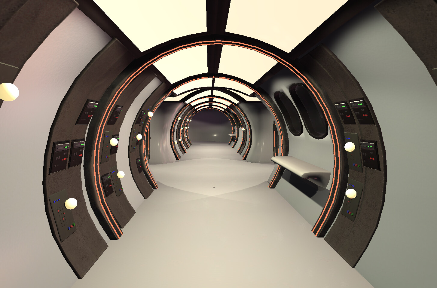 ArtStation - Modular Sci-Fi Hallway