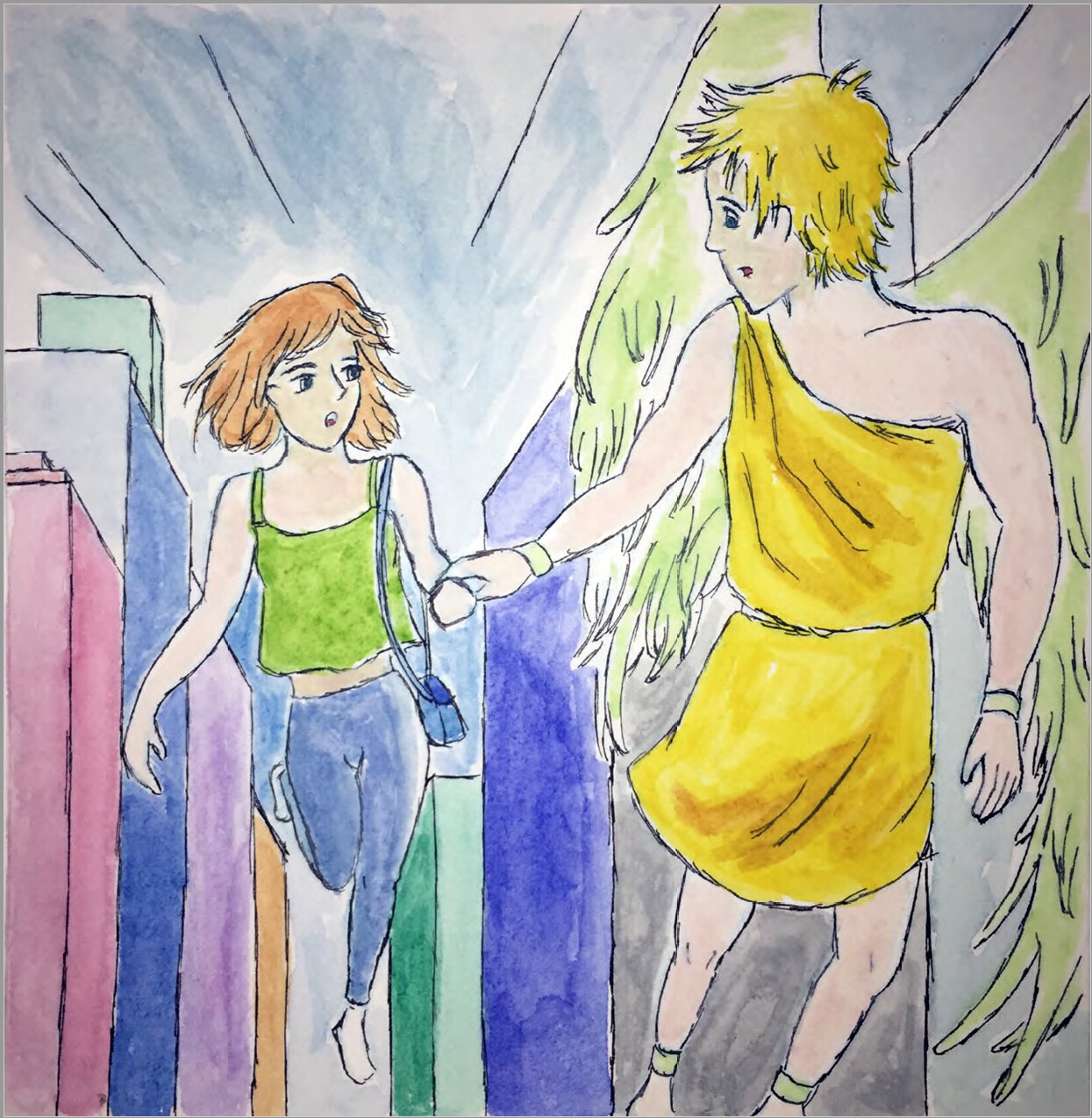 ArtStation - Mini Comic in Ink & Watercolor