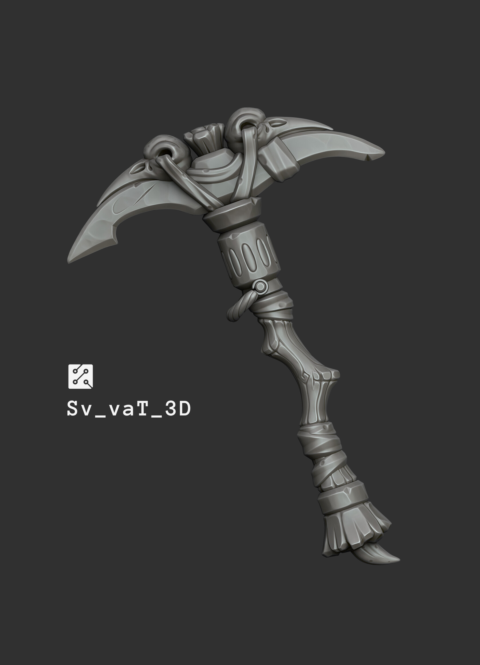 ArtStation - Stylized Pickaxe