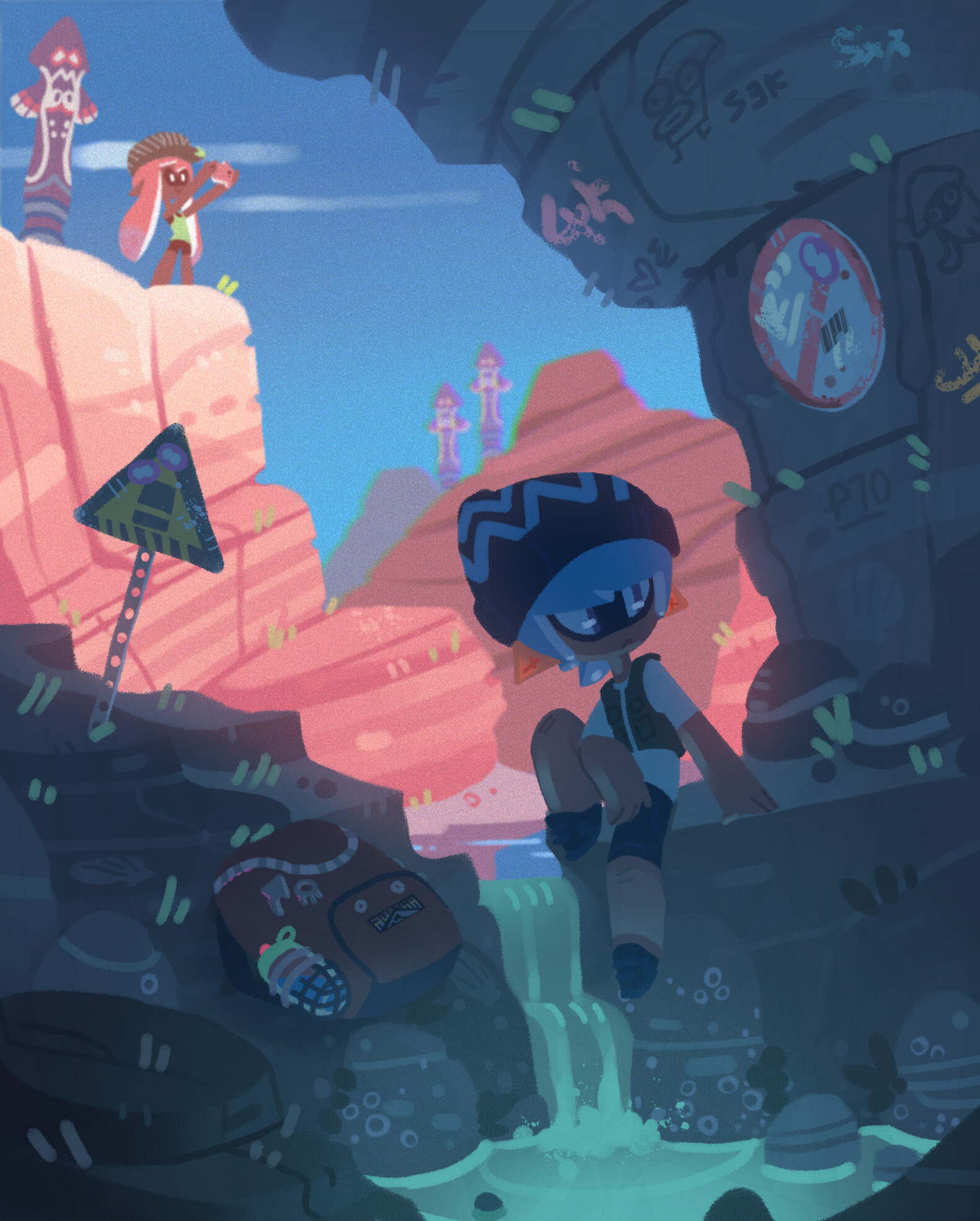 ArtStation - Splatoon Inkling Fanart