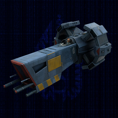 ArtStation - Navy Hex Fighter - Colony Wars Vengeance Fanart