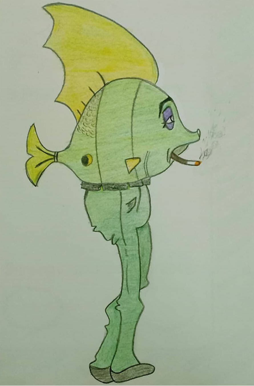 ArtStation - Fish in pants