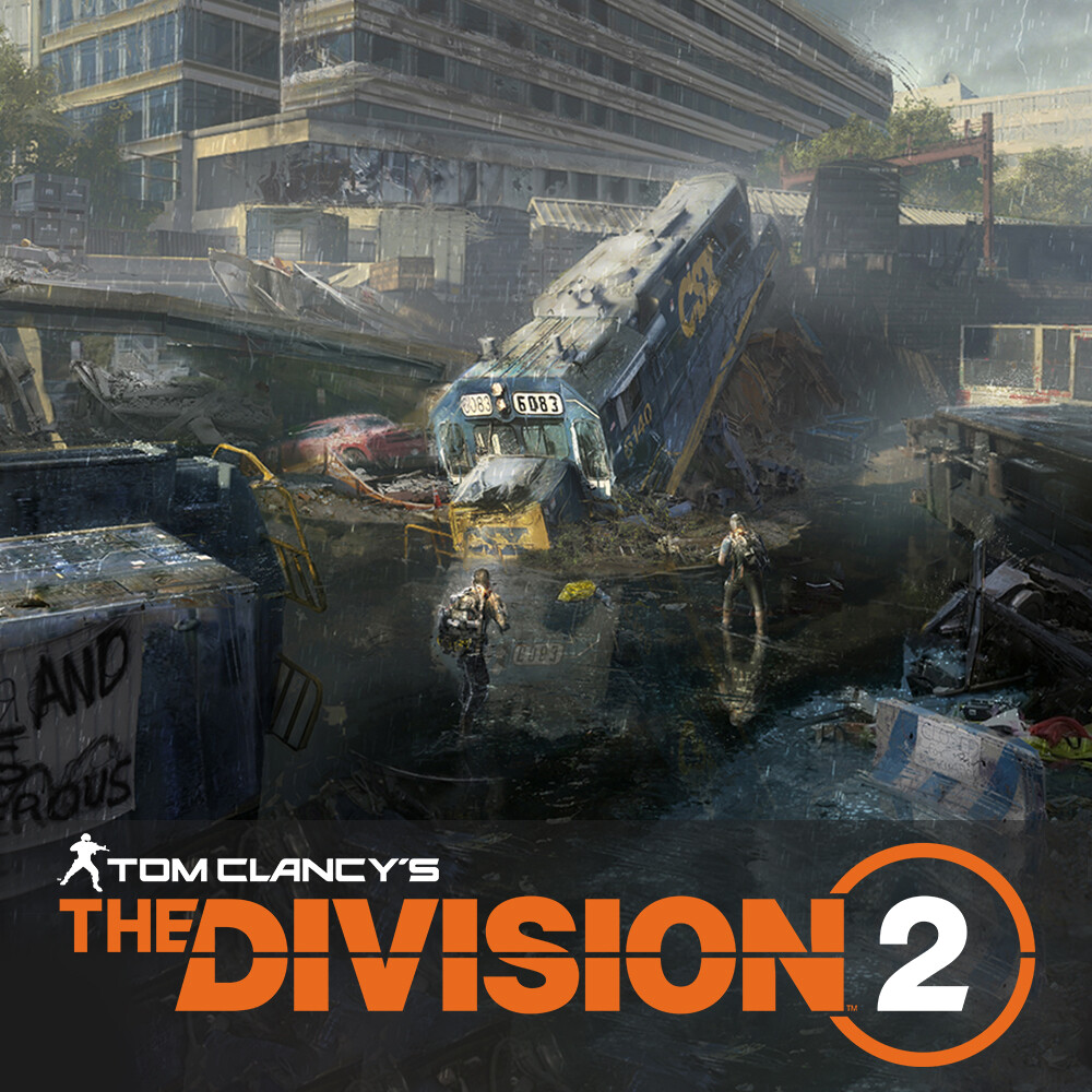 ArtStation - Train crash