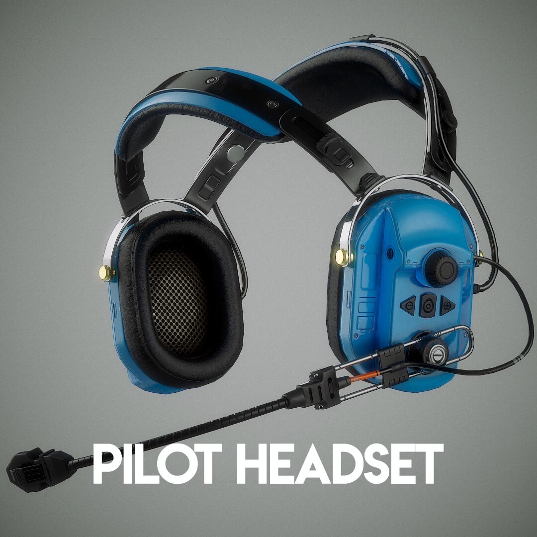 ArtStation - Pilot Headset