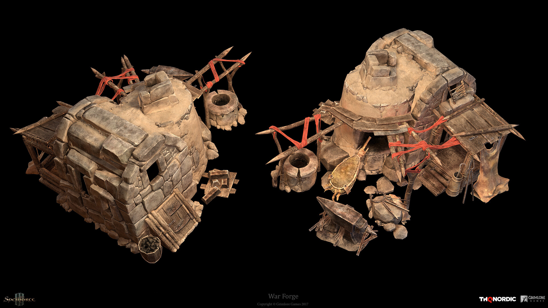 ArtStation - Spellforce 3 - Orc Buildings - War Forge