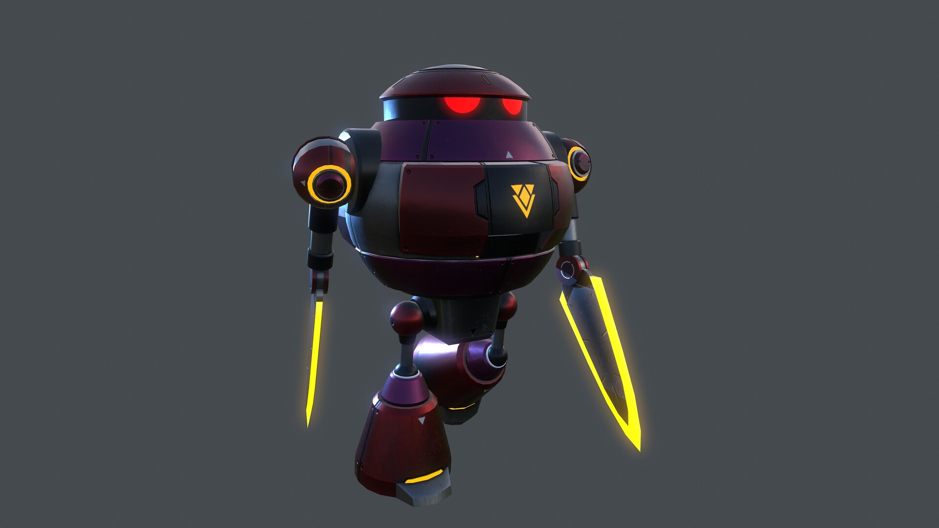 ArtStation - Attacker Bot (Unity game project 2018)