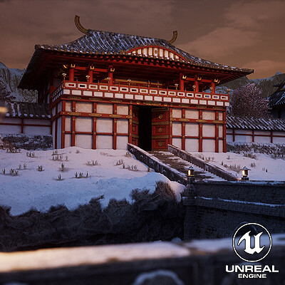 ArtStation - Japanese Shogun Castle