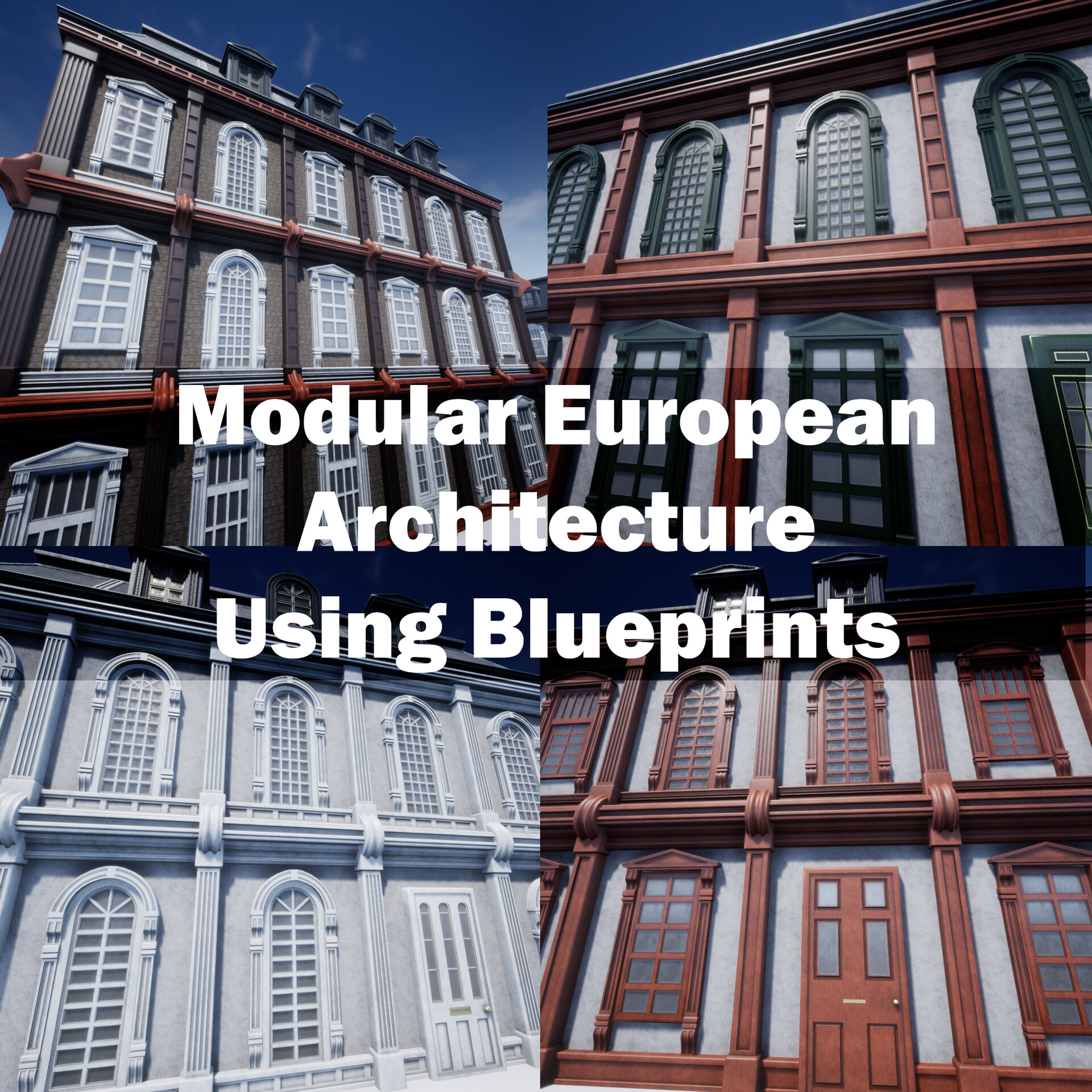 ArtStation - Unreal Marketplace: Modular Victorian Buildings