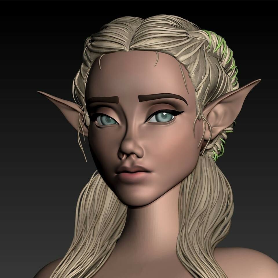 ArtStation - Alice the Forest Elf