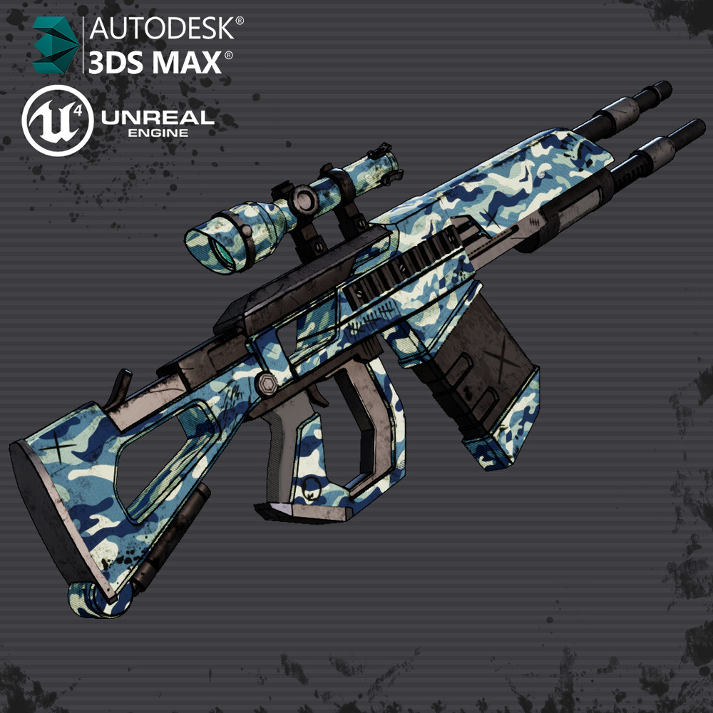 ArtStation - Borderlands Modular Weapons