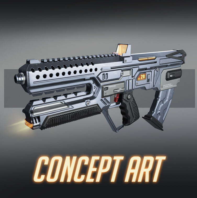 ArtStation - Concept design Guns (cyberpunk)