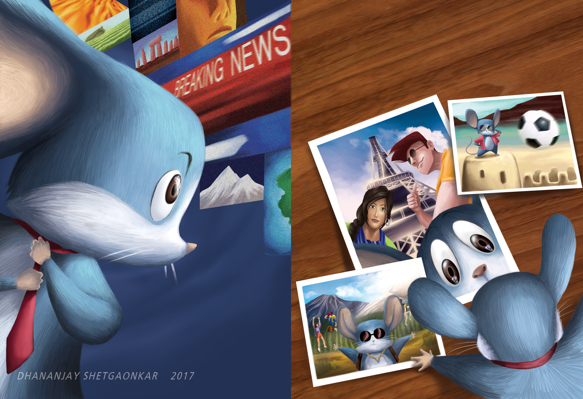 ArtStation - Ronnie The Newsroom Mouse