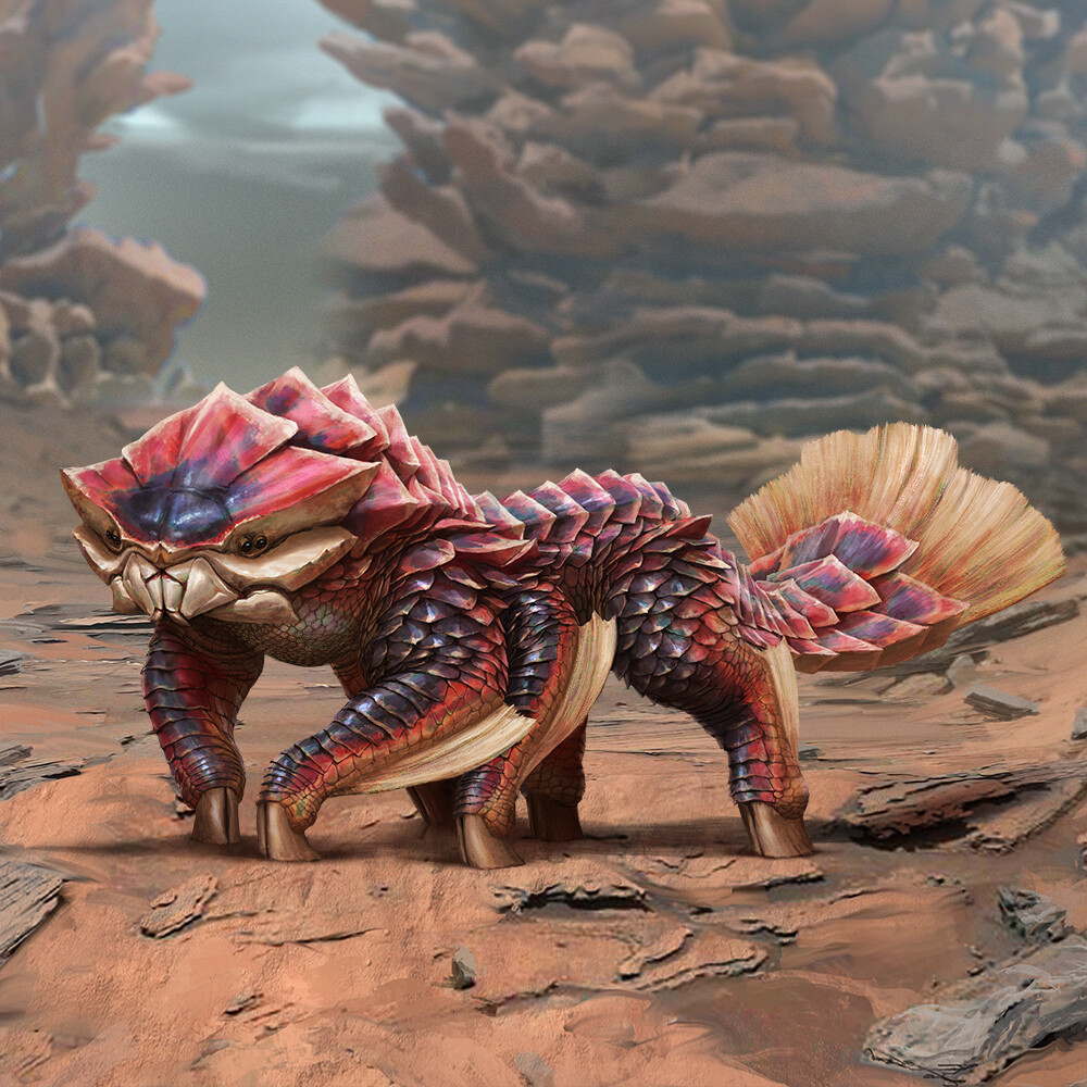 ArtStation - Creature Design - Scaly Omnivore