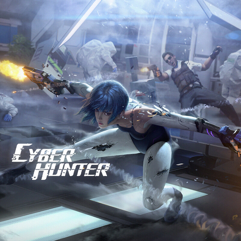 ArtStation - Cyber Hunter game illustration