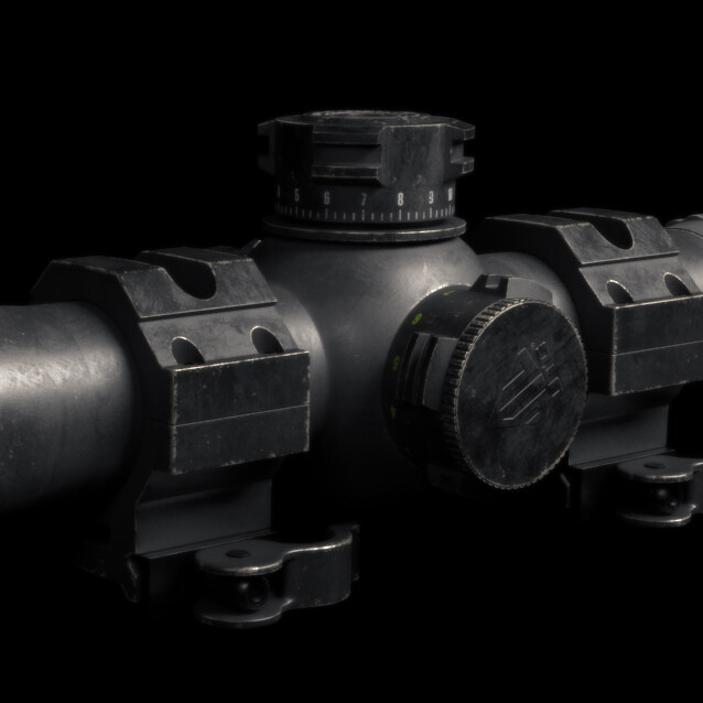 ArtStation - Tactical Rifle Scope