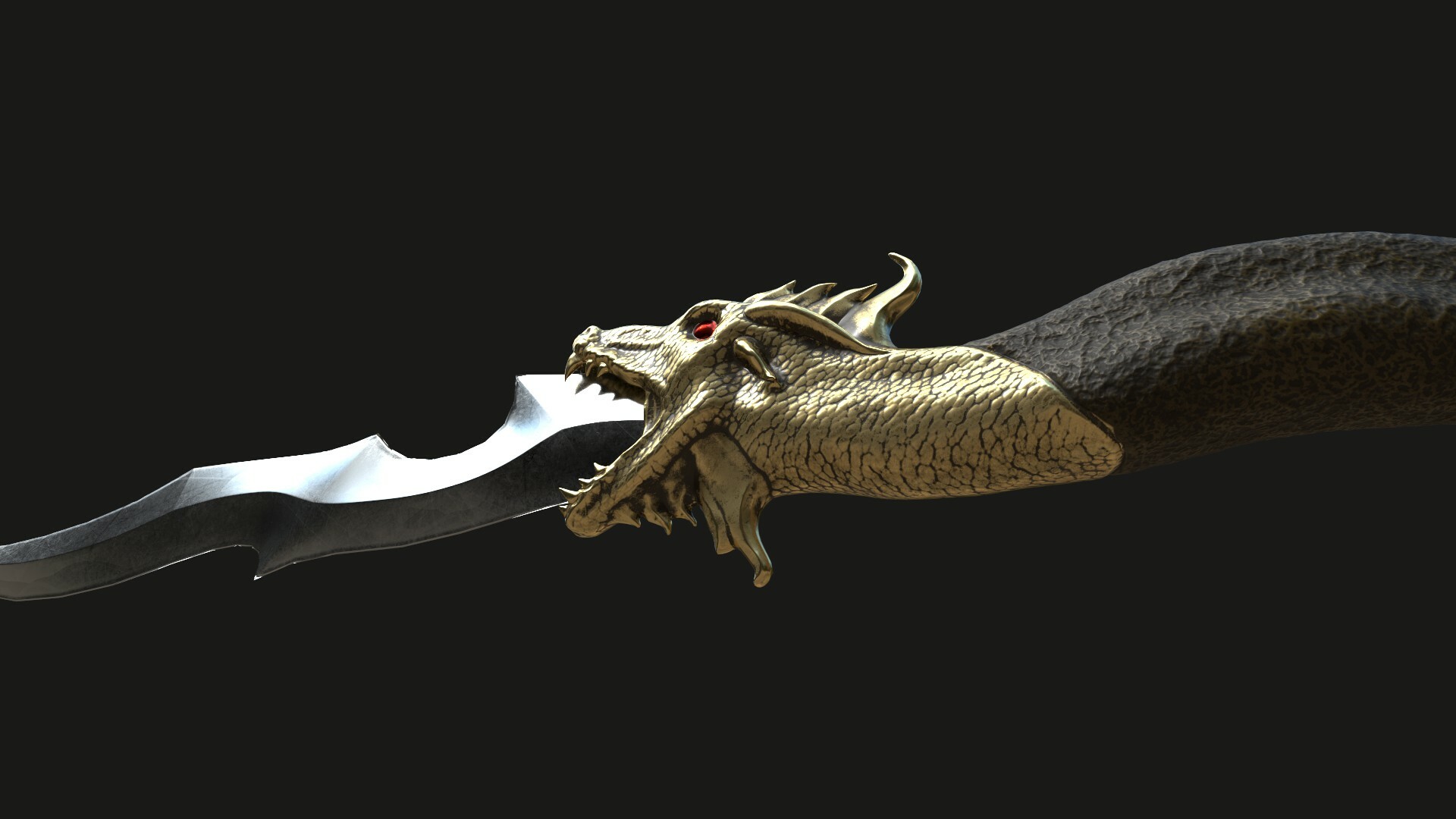 ArtStation - "Dragon Flame" Dagger