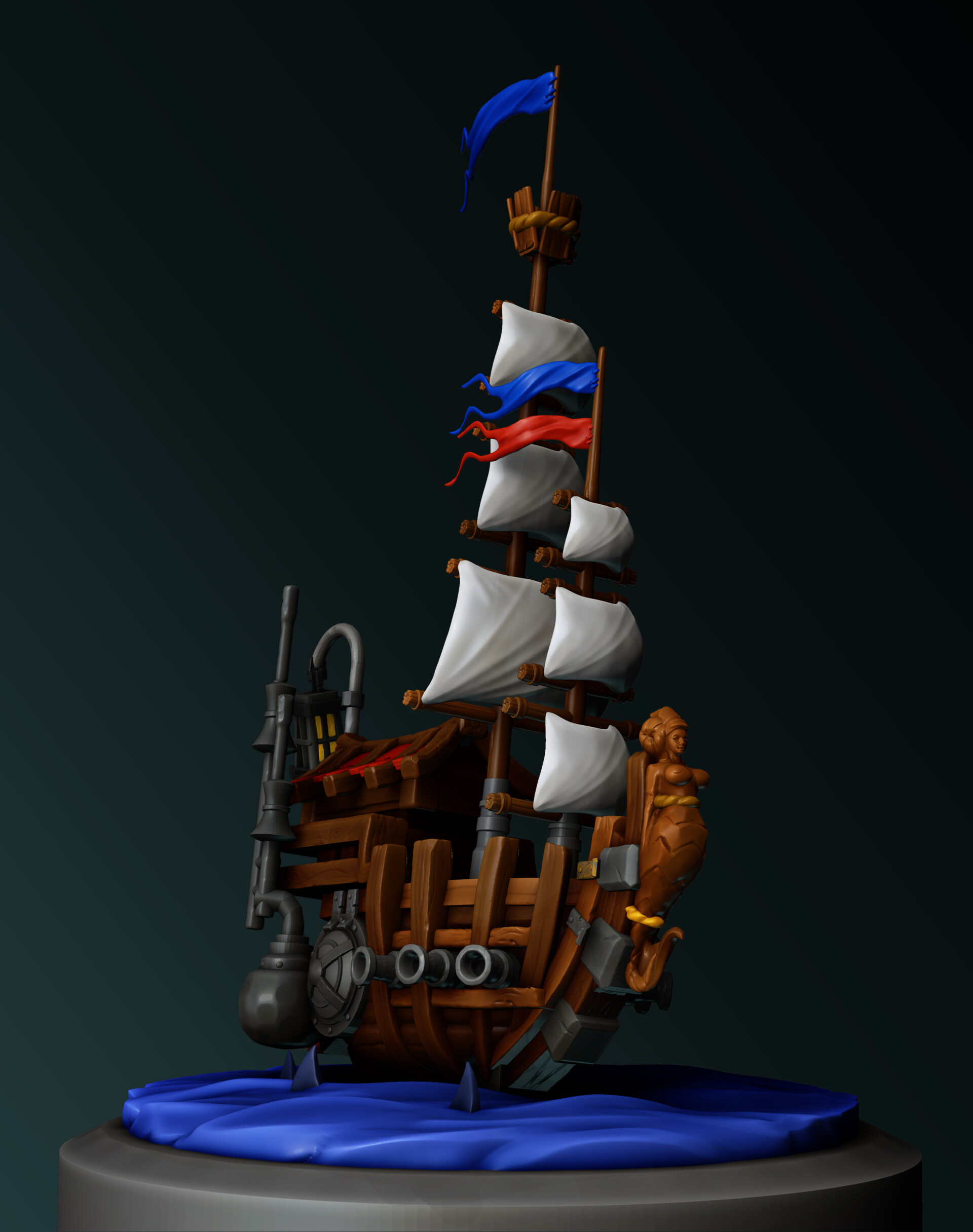 ArtStation - Pirate ship