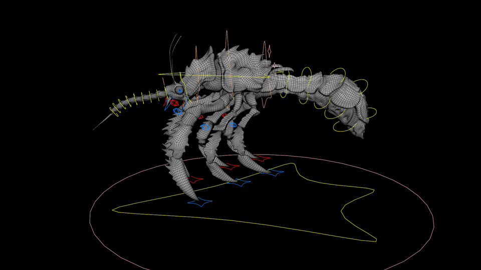 ArtStation - The Royal Aquatic Mosquito | Dynamic Creature Rig