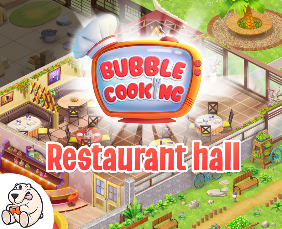 ArtStation - Bubble Cooking. Restaurant Hall