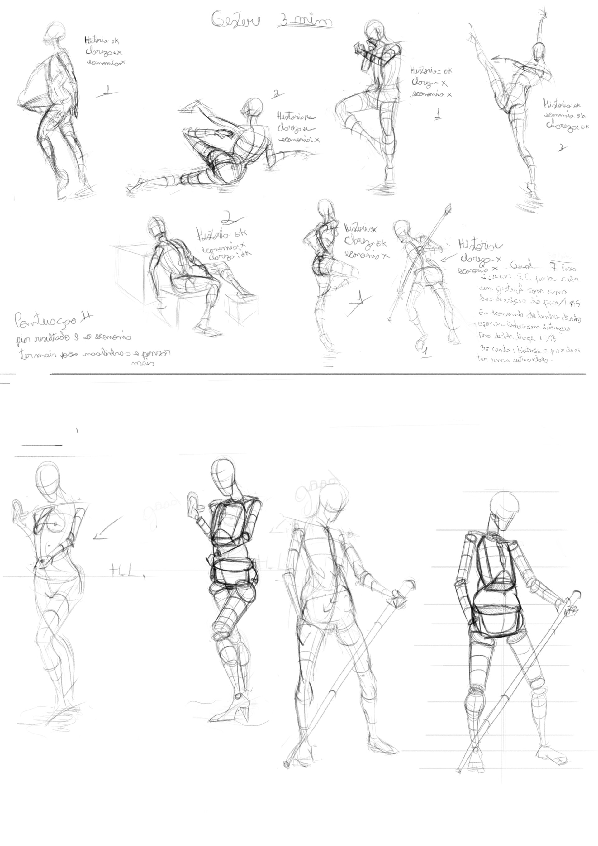 ArtStation - study follow book michael hampton f igure drawing