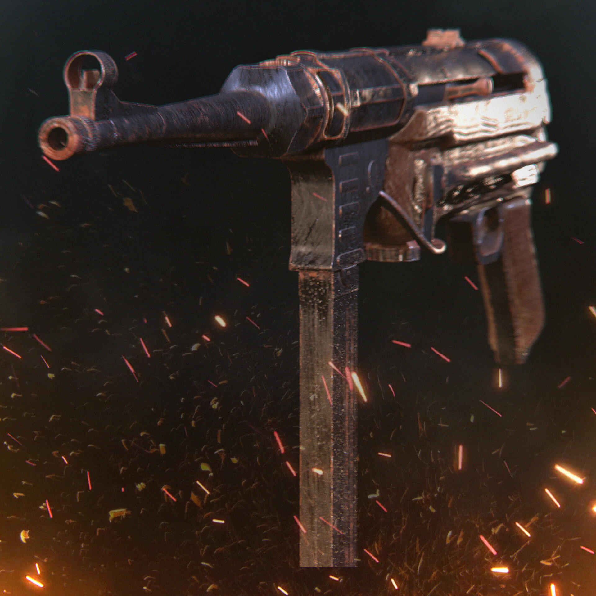 ArtStation - MP40 Artwork