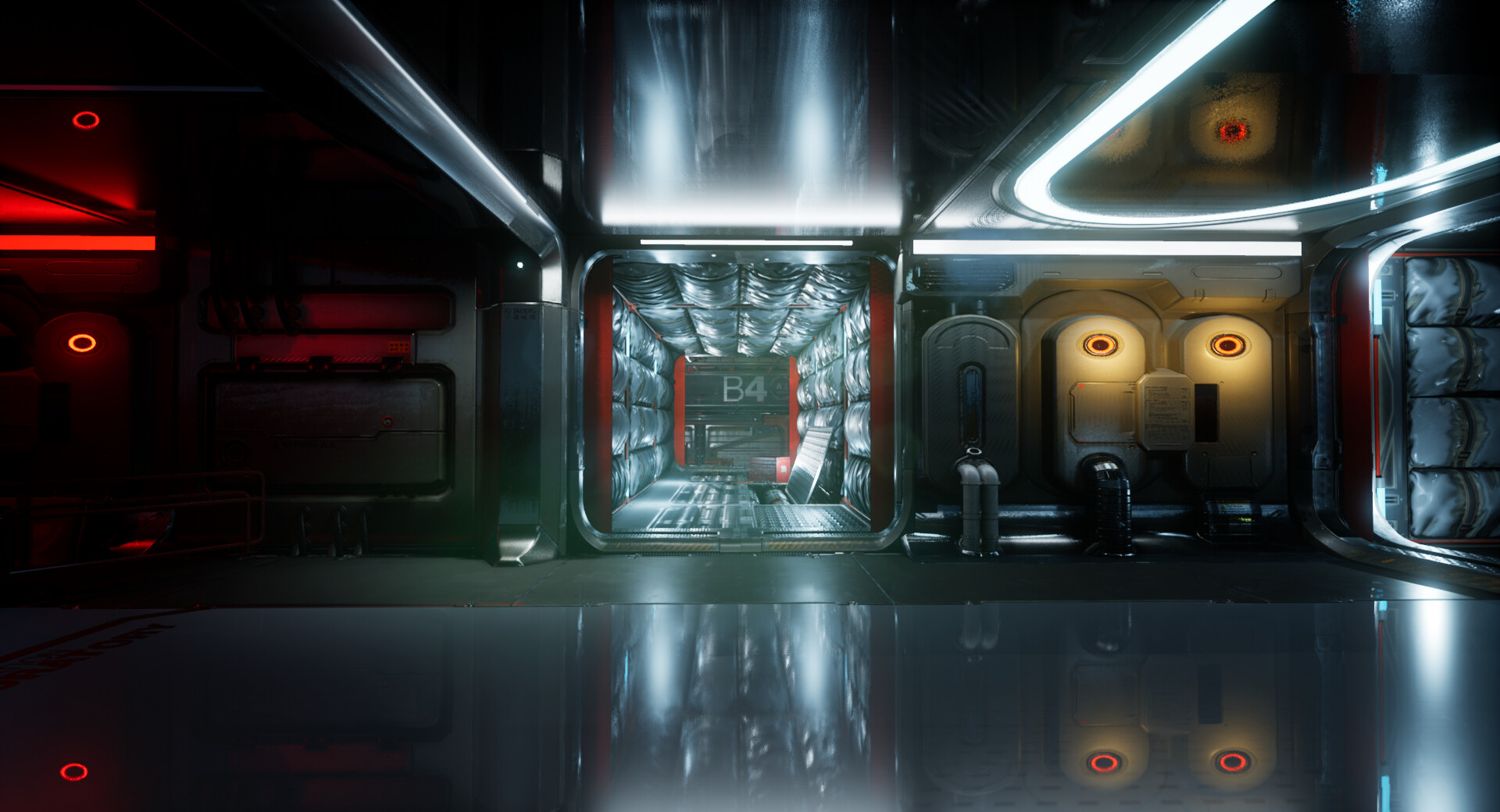 ArtStation - Sci-Fi base interior