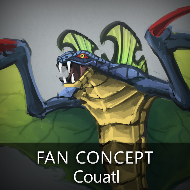 ArtStation - [Fan Concept] Couatl