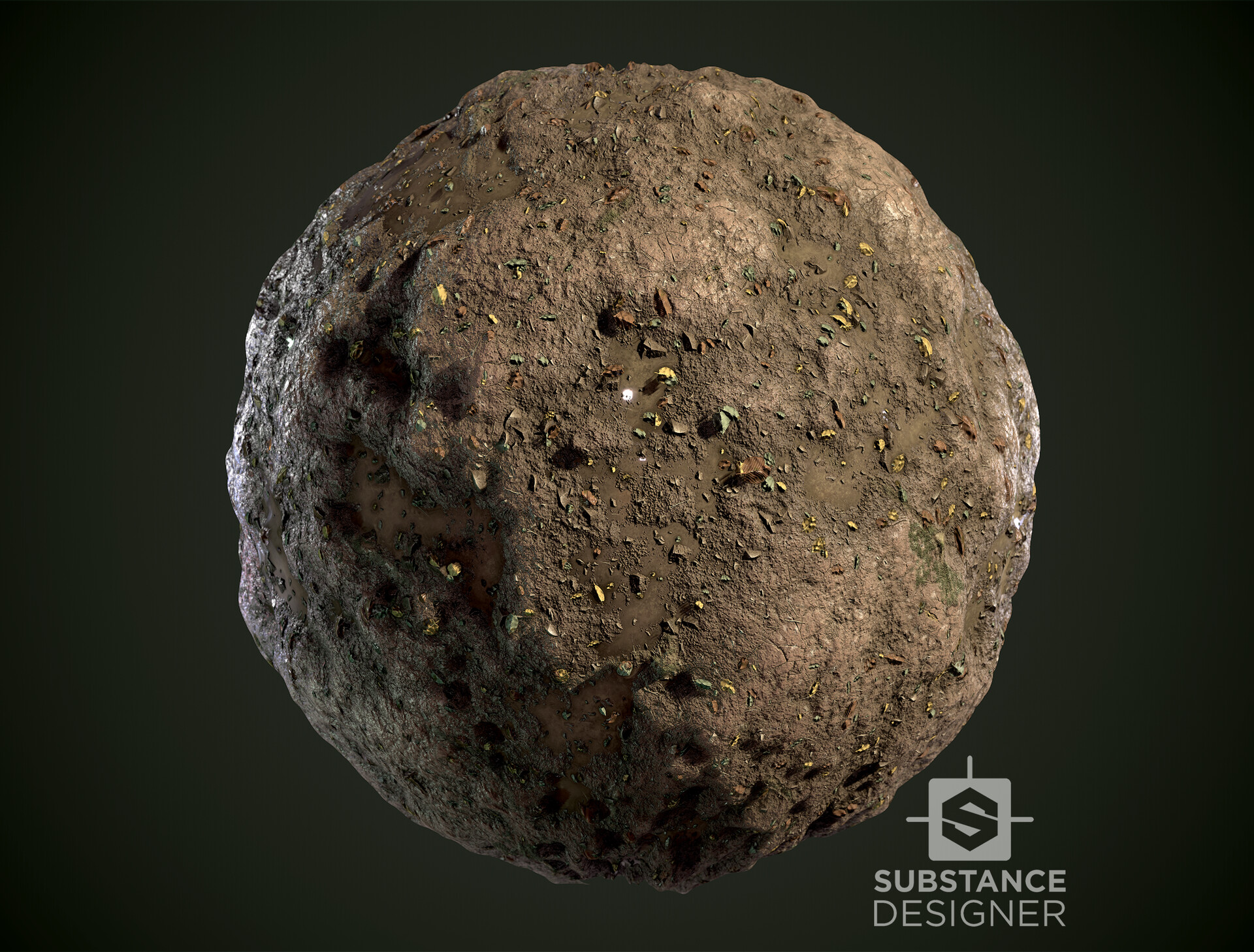 ArtStation - Muddy Forest Ground